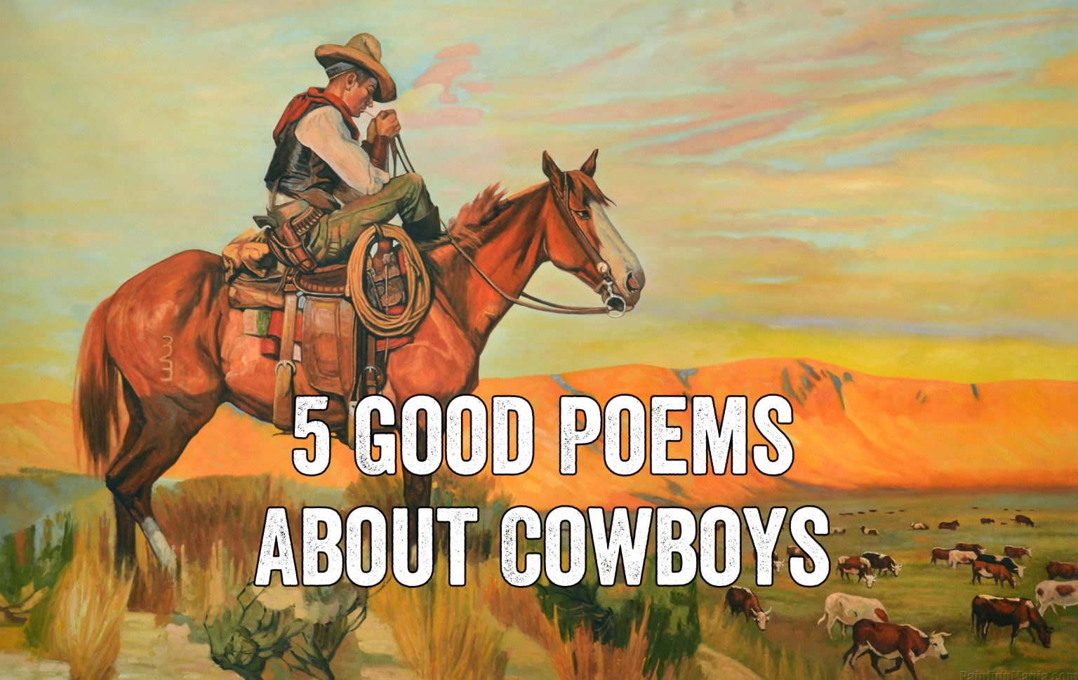 5 Good Poems About Cowboys - Cowboy Quotes